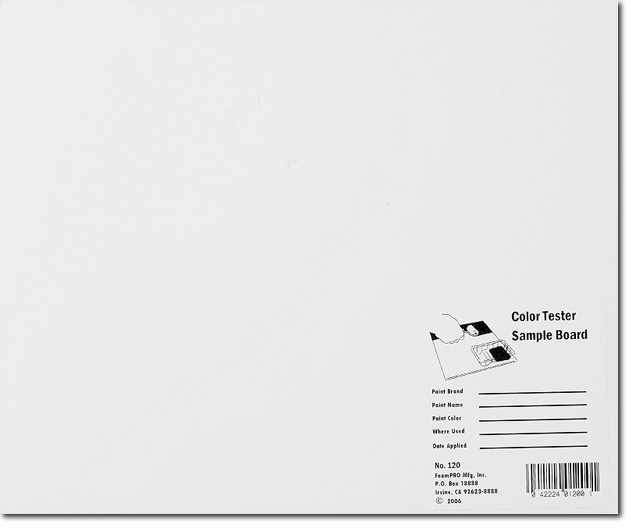 FoamPro Colour Tester Sample Board – Pro Glo Paints