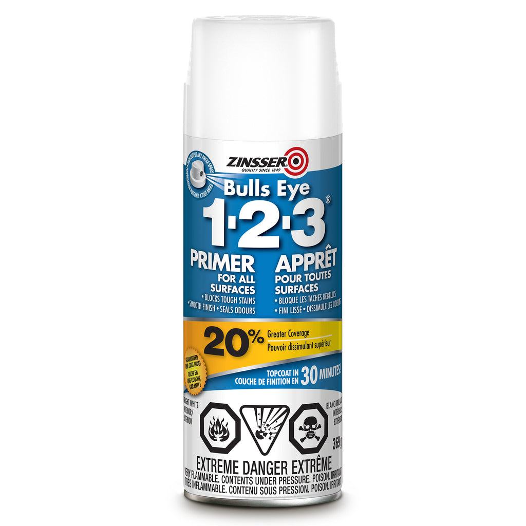 Zinsser® Bulls Eye 1-2-3® Water-Base Primer – Pro Glo Paints